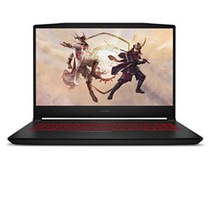 msi katana gf66 15.6″ 144hz 3ms fhd gaming laptop: intel core i5-11400h rtx3050 8gb 512gbnvme ssd win10 – black