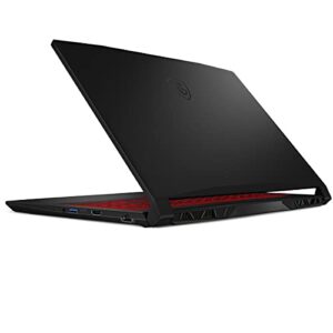 MSI Katana GF66 15.6" 144Hz 3ms FHD Gaming Laptop: Intel Core i5-11400H RTX3050 8GB 512GBNVMe SSD Win10 - Black