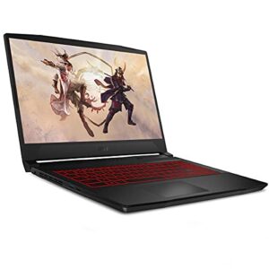 MSI Katana GF66 15.6" 144Hz 3ms FHD Gaming Laptop: Intel Core i5-11400H RTX3050 8GB 512GBNVMe SSD Win10 - Black