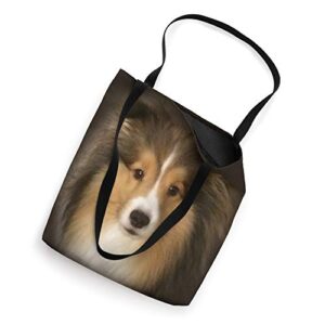 Shetland Sheepdog Sheltie Dog Tote Bag