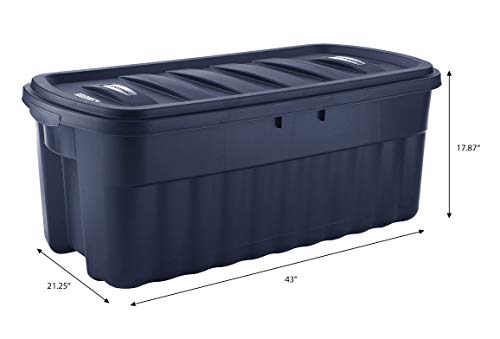 Rubbermaid 50 Gallon Roughneck️ Storage Tote Durable, Reusable, Plastic Storage Bin