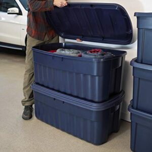 Rubbermaid 50 Gallon Roughneck️ Storage Tote Durable, Reusable, Plastic Storage Bin