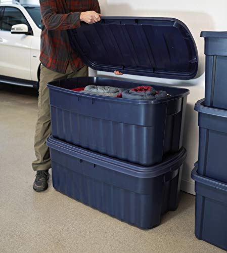 Rubbermaid 50 Gallon Roughneck️ Storage Tote Durable, Reusable, Plastic Storage Bin