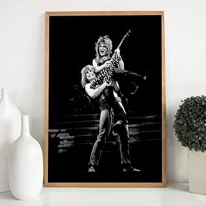 Wall Decor Randy Rhoads Poster (13 x 19 Inches) | Ready To Frame For Office, Living Room, Dorm, Kids Room, Bedroom, Studio, Live