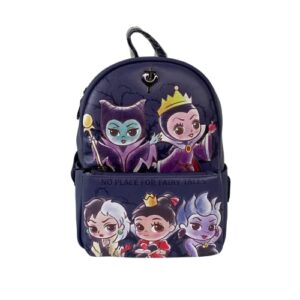 loungefly exclusive villains chibi double strap shoulder bag