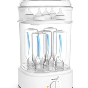 Bottle Sterilizer, Baby Bottle Steam Sterilizer, Electric Baby Bottle Sanitizer with Timer for Baby Bottles, Pacifiers, Pump Parts