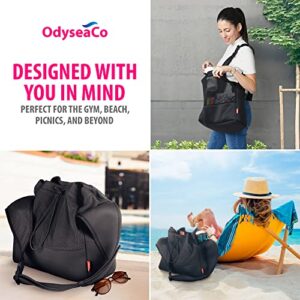 Odyseaco Womens Gym Bag & Workout Bags for Women - Lightweight Neoprene, Crossbody Bags