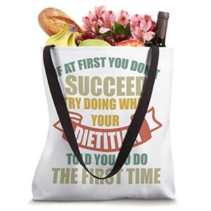 Funny Dietitian Shirts & Gifts For A Dietitian Tote Bag