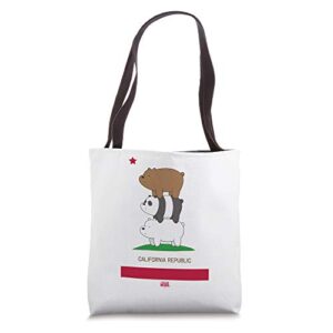 We Bare Bears Cali Stack Tote Bag