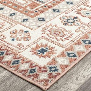 Rugs America Gallagher Collection GL60A Sangria Koti Transitional Vintage Area Rug 8' x 10'