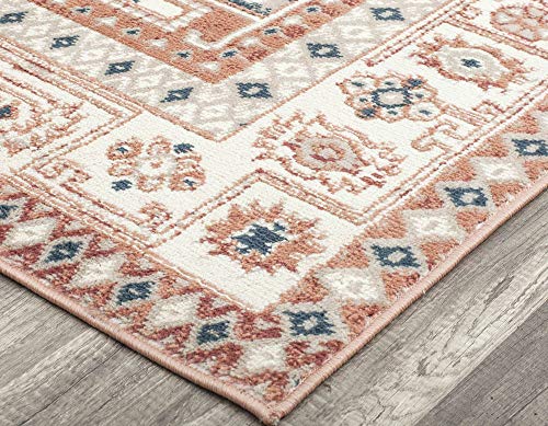 Rugs America Gallagher Collection GL60A Sangria Koti Transitional Vintage Area Rug 8' x 10'