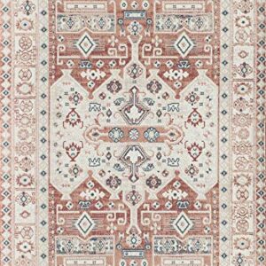 Rugs America Gallagher Collection GL60A Sangria Koti Transitional Vintage Area Rug 8' x 10'