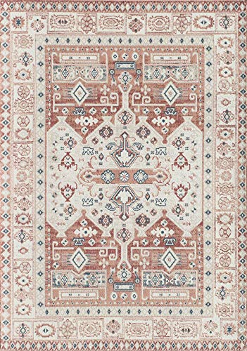 Rugs America Gallagher Collection GL60A Sangria Koti Transitional Vintage Area Rug 8' x 10'