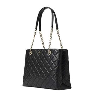 kate spade natalia tote bag women’s leather large handbag (black)