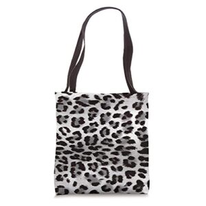 animal print spots in black on beige aev260 tote bag