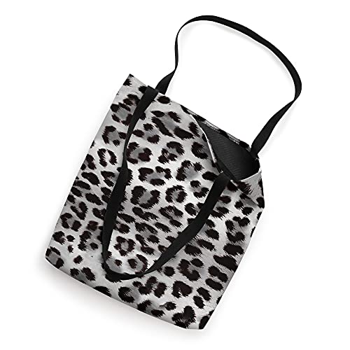 Animal Print Spots in Black on Beige AEV260 Tote Bag