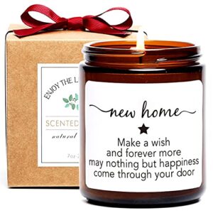 funny housewarming gift scented candle, new home, moving away gift ideas for men and women