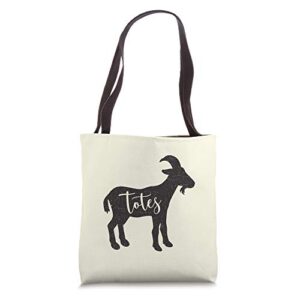 totes magotes funny m’goats tote bag