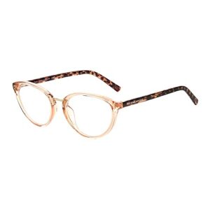 kate spade new york womens emilia blue light glasses reading glasses, crystal beige/demo lens, 52mm 20mm us