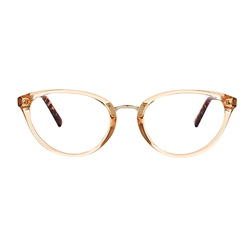 Kate Spade New York Womens Emilia Blue Light Glasses Reading Glasses, Crystal Beige/Demo Lens, 52mm 20mm US