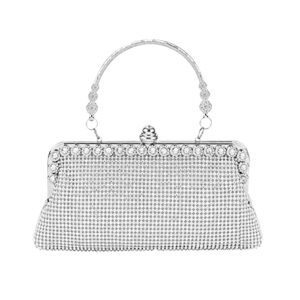 bellawish silver clutch purses for women wedding rhinestones crystal women’s evening clutch handbags for bridal parites prom…