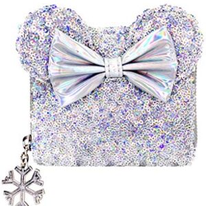 Loungefly X LASR Exclusive Disney Holographic Sequin Minnie Wallet