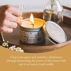 Magnificent 101 Moon Ritual Tin Candle 6oz