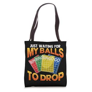 funny bingo tote bag