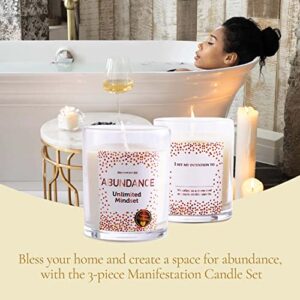 Magnificent 101 Abundance Set of 3 Candles