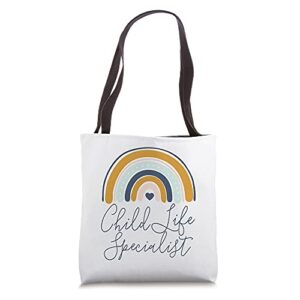 child life specialist pediatric health care professional tote bag