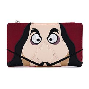 loungefly x disney captain hook cosplay mini flap wallet