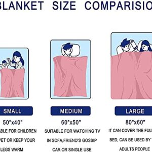 Blanket Warm Super Soft Throw Blanket Lightweight Cozy Bedding for Living Room Couch Sofa for All Season 50"x40"