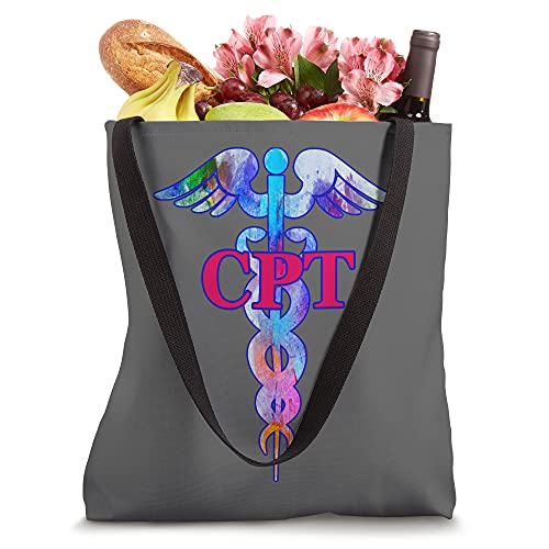 Certified Phlebotomy Technician CPT Caduceus Medical Symbol Tote Bag