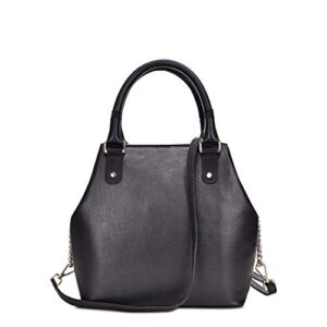 Cuadra Women's Tote Bag in Genuine Leather with Genuine Stingray Leather Black