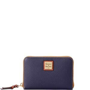 dooney & bourke pebble grain medium zip around wallet