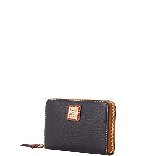 Dooney & Bourke Pebble Grain Medium Zip Around Wallet