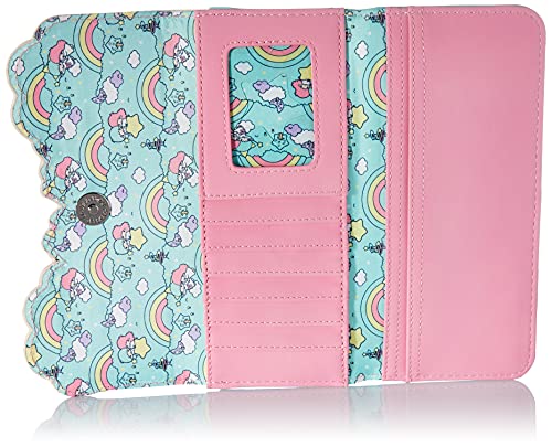 Loungefly Sanrio Hello Kitty Little Twin Stars Rainbow Cloud Tri-Fold Wallet