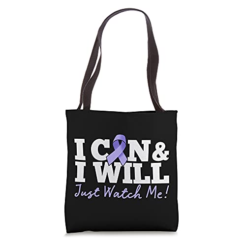 I Can & I Will Beat Cancer Warrior Just Watch Me Tote Bag