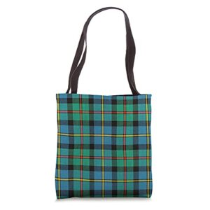 macleod harris ancient plaid scottish clan tartan tote bag