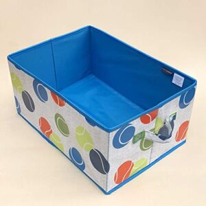 Passion for Tennis Collection 17"x12"x8" Storage Bin (White Background)