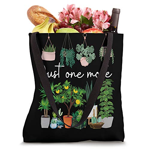 Just one more Plant Lady Mom Indoor Flower Floral Tote Bag