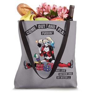 Harley Quinn Come Out and Play Tote Bag