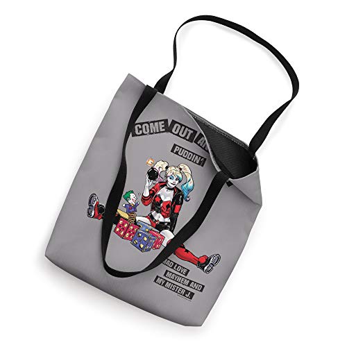 Harley Quinn Come Out and Play Tote Bag