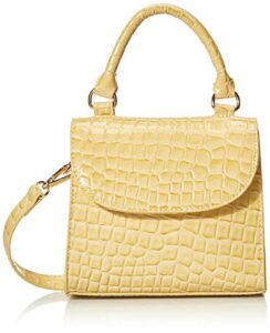 the drop women’s diana top handle crossbody bag butter, one size