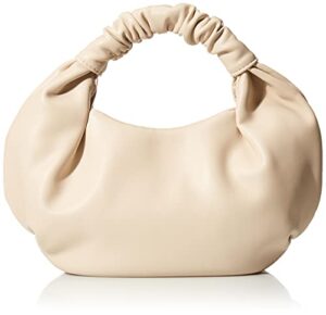 the drop women’s addison soft volume hobo tote bag bone, one size