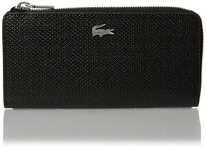 lacoste women’s chantaco slim zip wallet