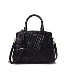 dkny allen md satchel, blk/gold