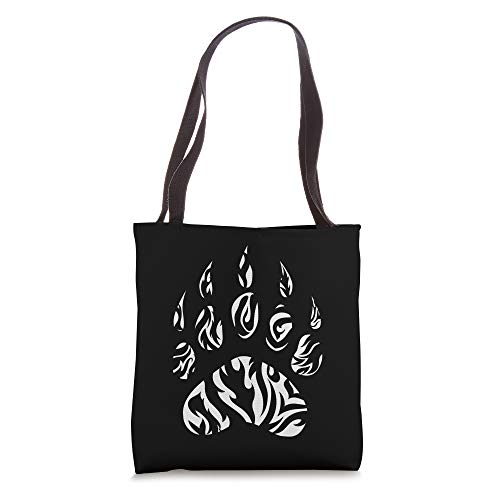 Bear Paw Native American Tote Bag