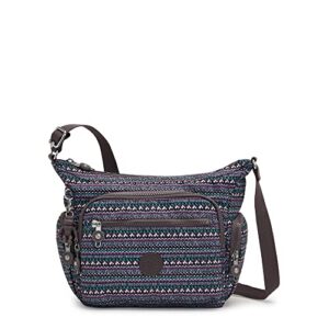 kipling women’s gabbie small crossbody, lightweight everyday purse, casual shoulder bag, stripy dots