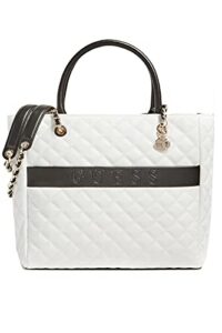 guess illy elite tote white multi